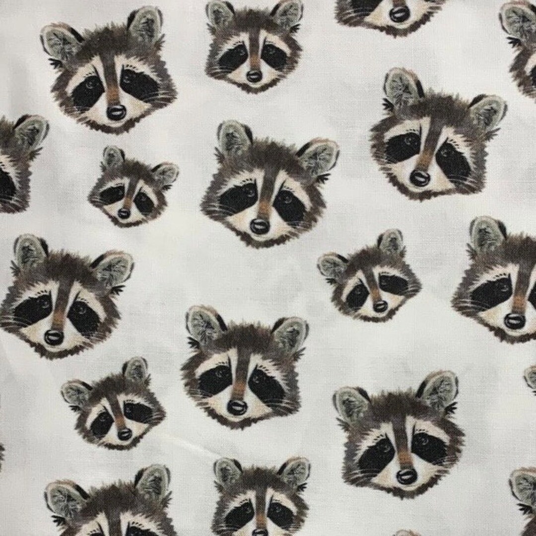 Raccoon Pet Bandana, Cute Raccoon Face Pet Bandana, Raccoon Pet Bow Tie ...