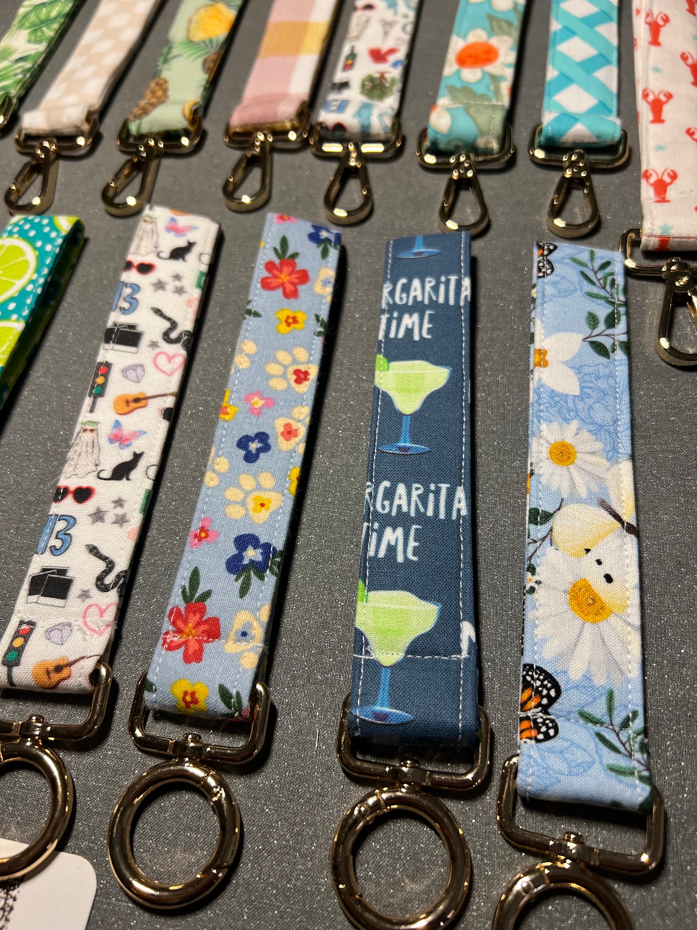 Fabric Keychain, Keychain Handmade With Your Favorite Fabric, Match ...