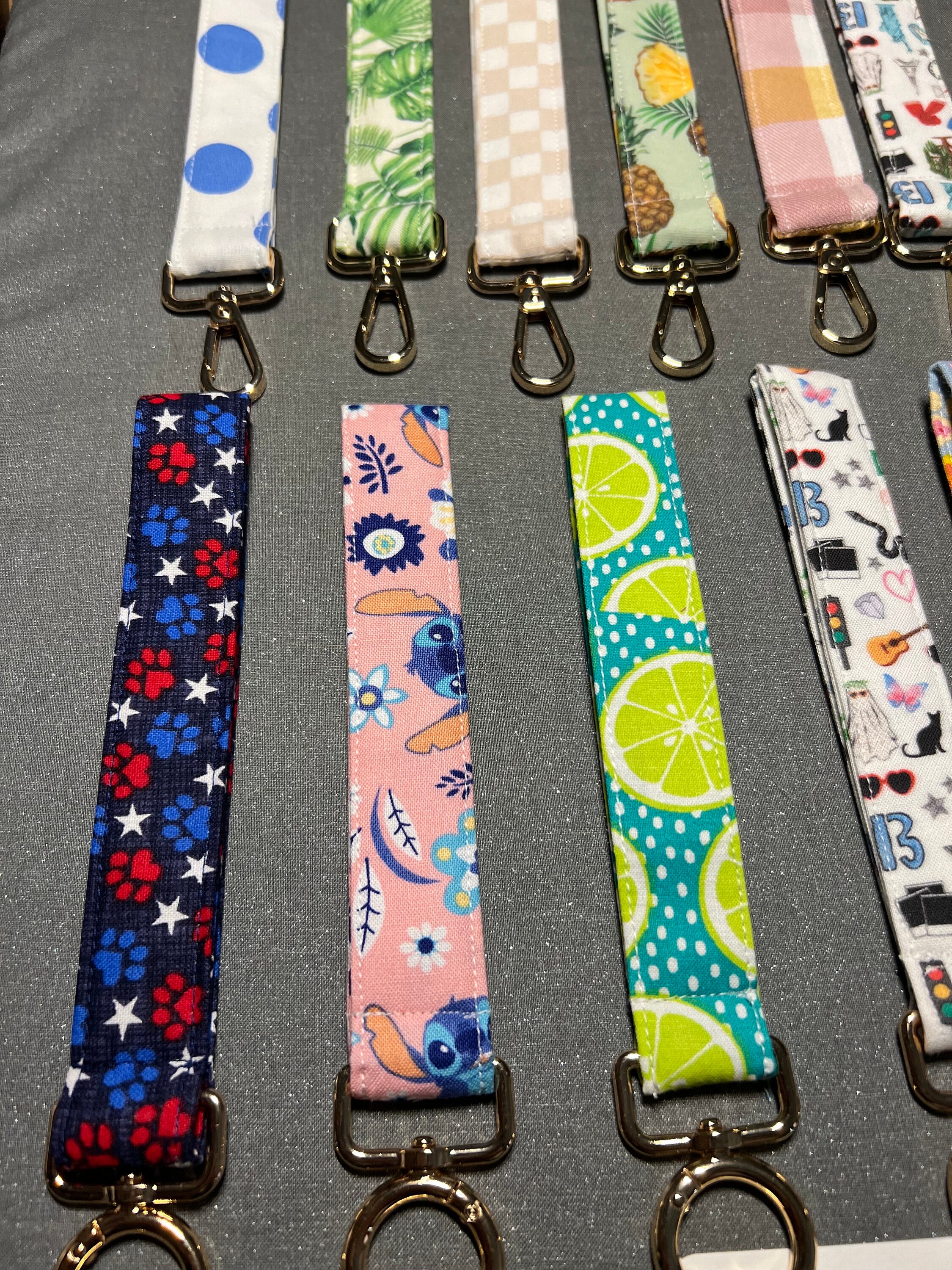 Fabric Keychain, Keychain Handmade With Your Favorite Fabric, Match ...