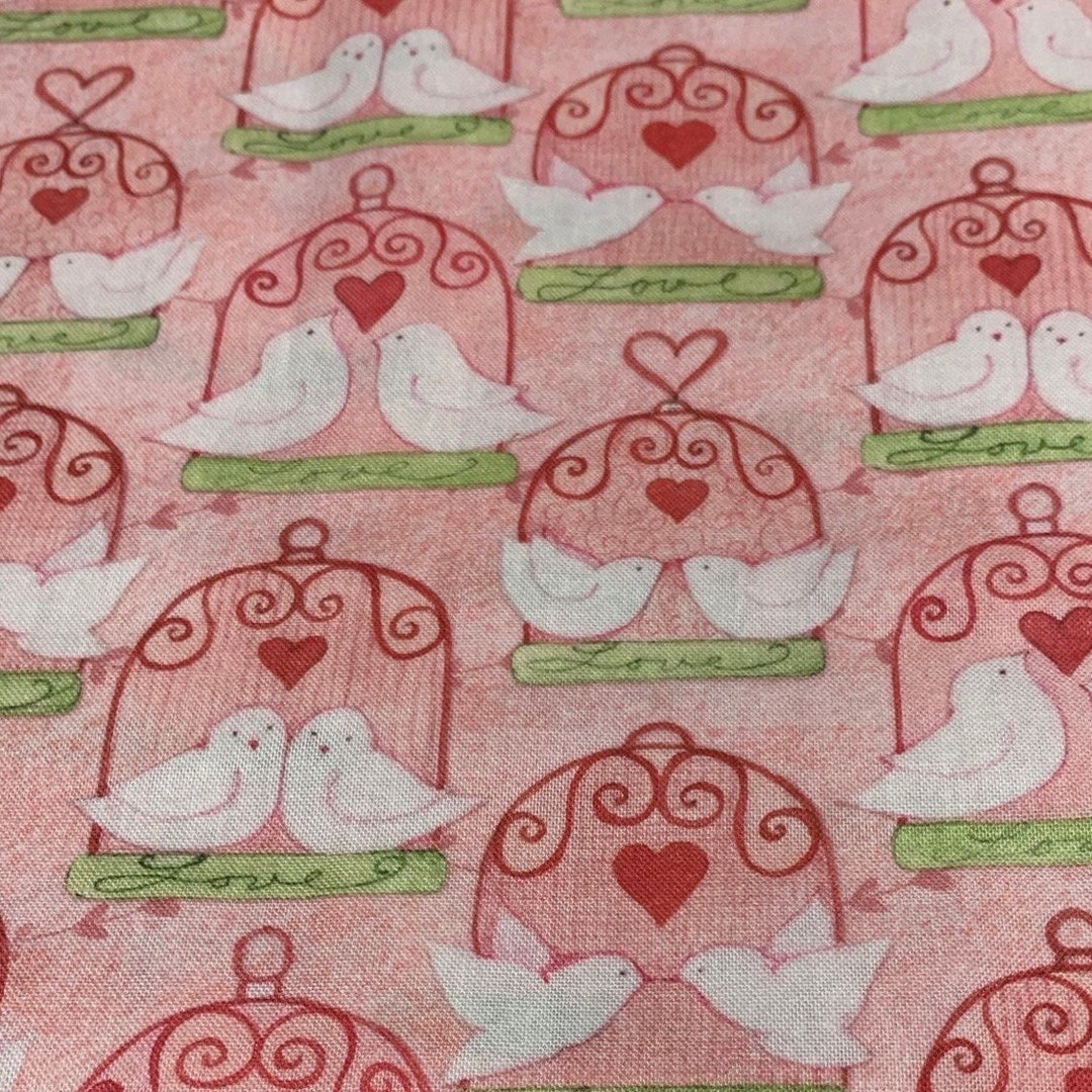 Love Doves Pet Bandana, Bow Tie Doves Heart Pet, Love Birds Hearts Pet ...