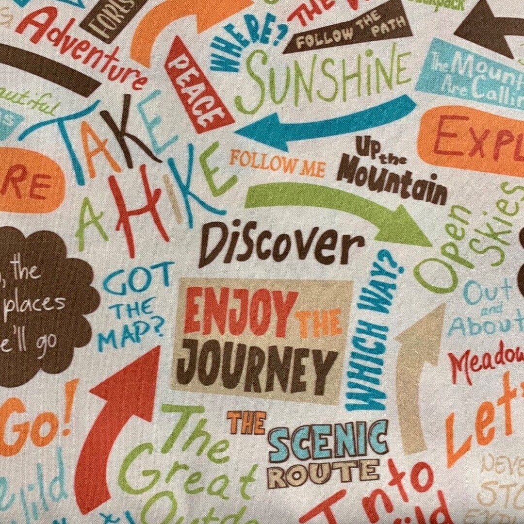 Hiking Words Pet Bandana, Enjoy the Journey Pet Bandana, Backpacking ...