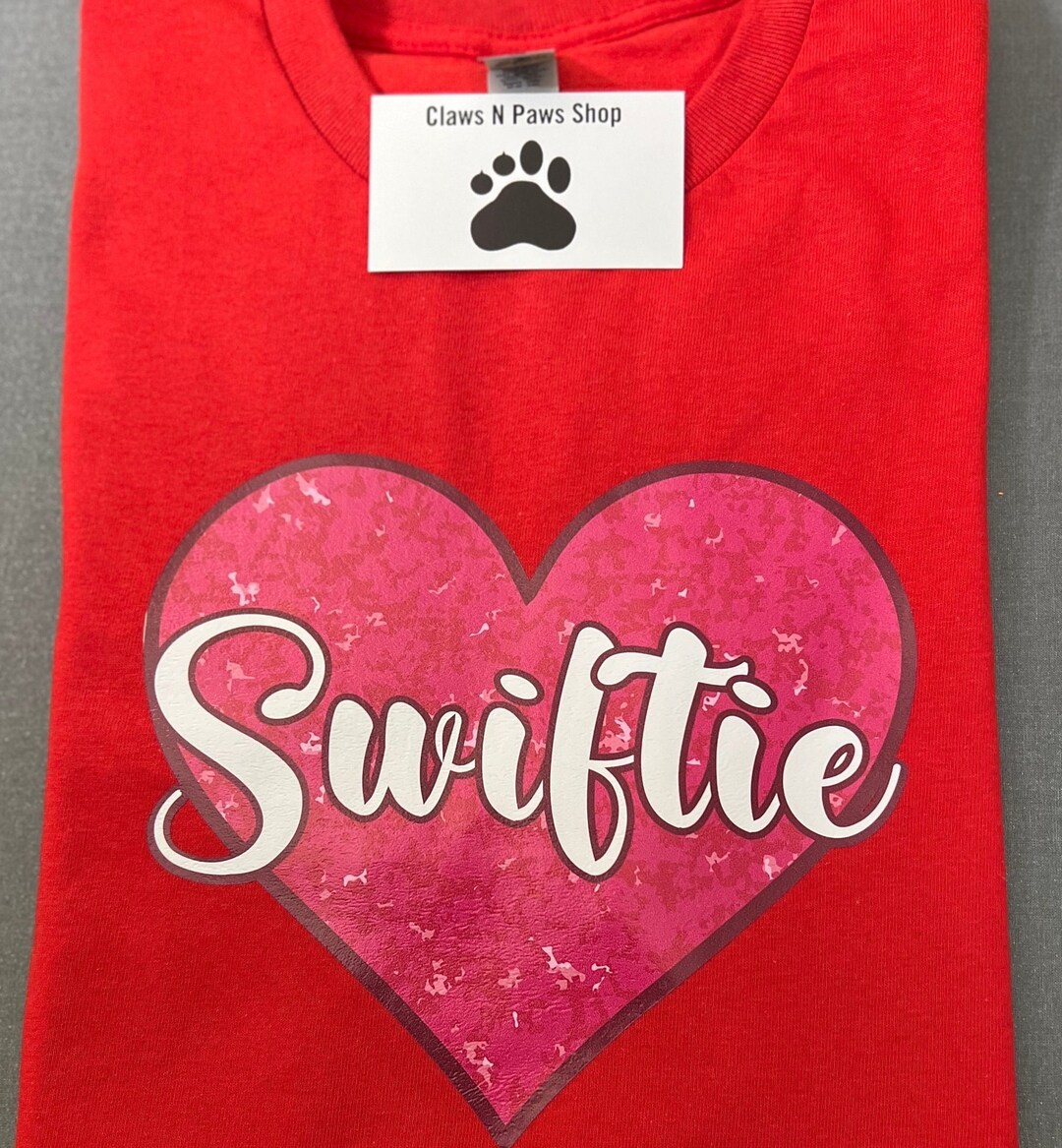 Swiftie Heart T-shirt, Swiftie Valentines Day T-shirt, Crew Neck, Heart ...