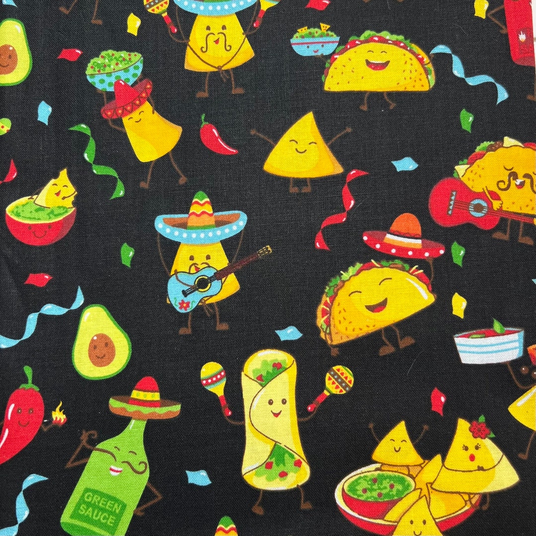 Happy Tacos Pet Bandana, Tacos Pet Bow Tie, Taco Lovers Pet Bandana ...