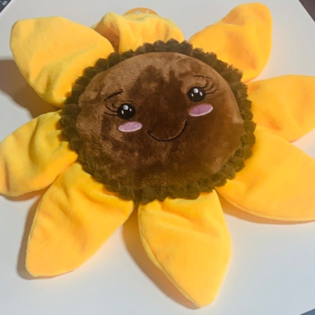 Squeaky Sunflower Dog Toy Crinkle Me Squeeze Me Fall Dog - Etsy