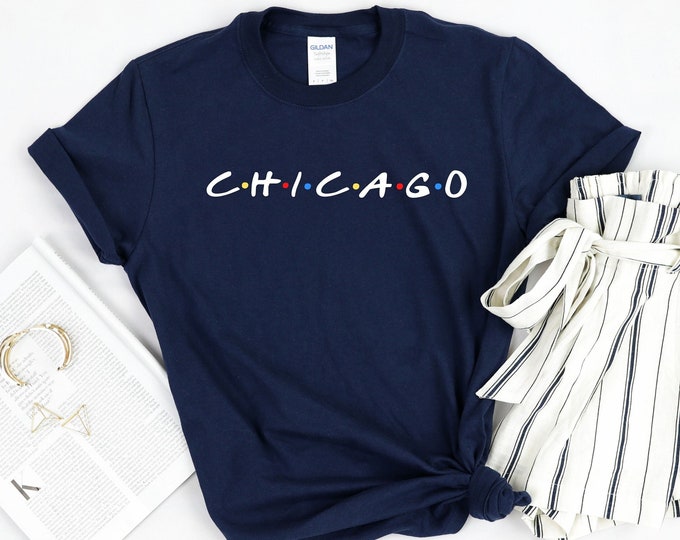 Chicago Shirt, Chicago City T-shirt, Home State Shirt, Vacation T-shirt ...