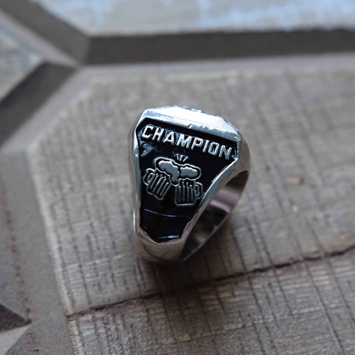Beer Pong Championship Ring - Tournament Winner - Etsy