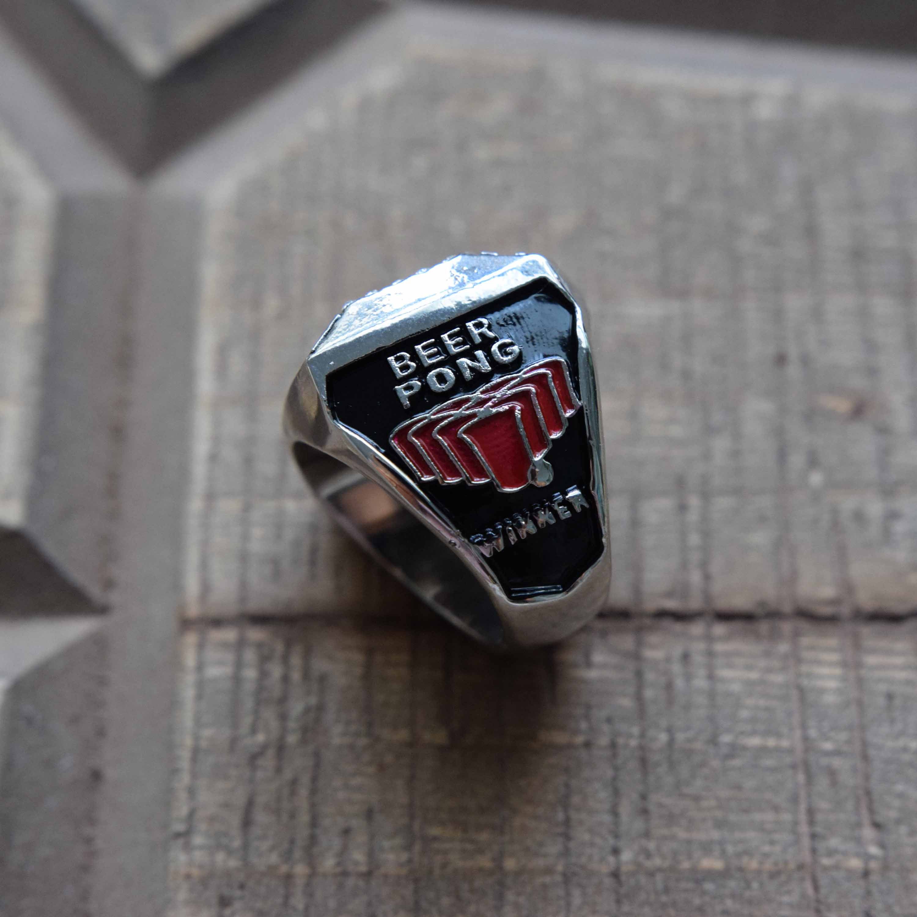 Beer Pong Championship Ring - Tournament Winner - Etsy