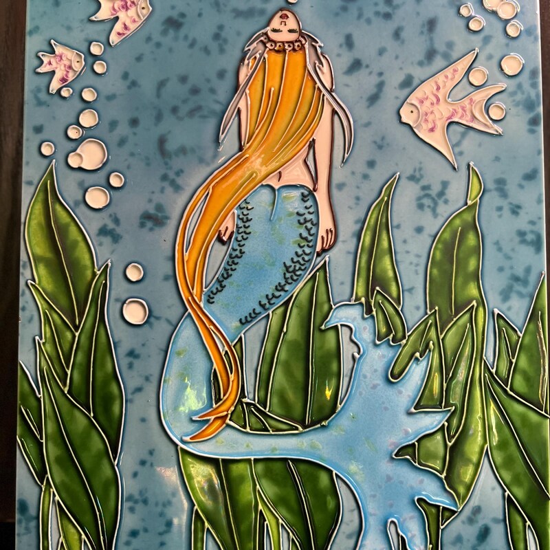 Mermaid Tile - Etsy