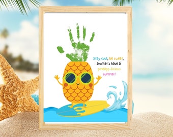 Summer Handprint Craft Summer Craft for Kids Summer Handprint Art ...
