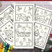 Printable Christmas Coloring Pages Christmas Favor Christmas Activity ...