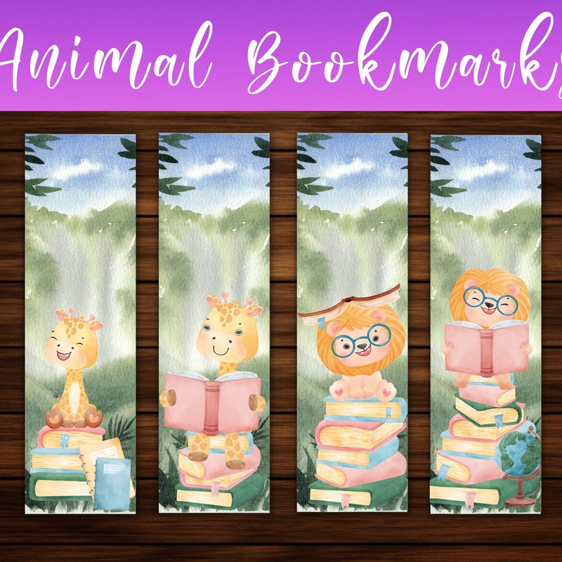 Kids Bookmarks - Etsy