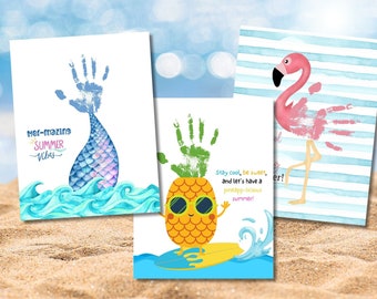 Summer Handprint Craft Summer Craft for Kids Summer Handprint Art ...