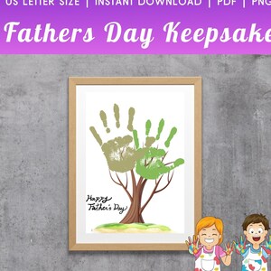 Fathers Day Handprint Craft Fathers Day Handprint Art Fathers Day Craft ...