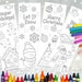Christmas Coloring Bookmarks Winter Coloring Pages Christmas Activity ...