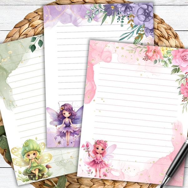 Tea Party Stationery Set of 4 Designs Writing Paper Teapot Stationery ...