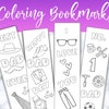 Animal Puns Coloring Bookmarks Printable Coloring Bookmarks for Kids ...
