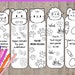 Coloring Bookmarks for Kids Coloring Pages Printable Classroom ...