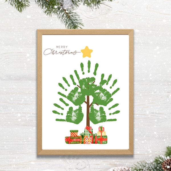 Christmas Handprint - Etsy