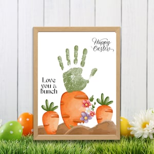 Easter Handprint Craft Art Printable Easter DIY Craft for Kids Easter ...