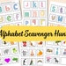 Alphabet Scavenger Hunt Prek Kindergarten Fun Indoors Hide and Seek ...