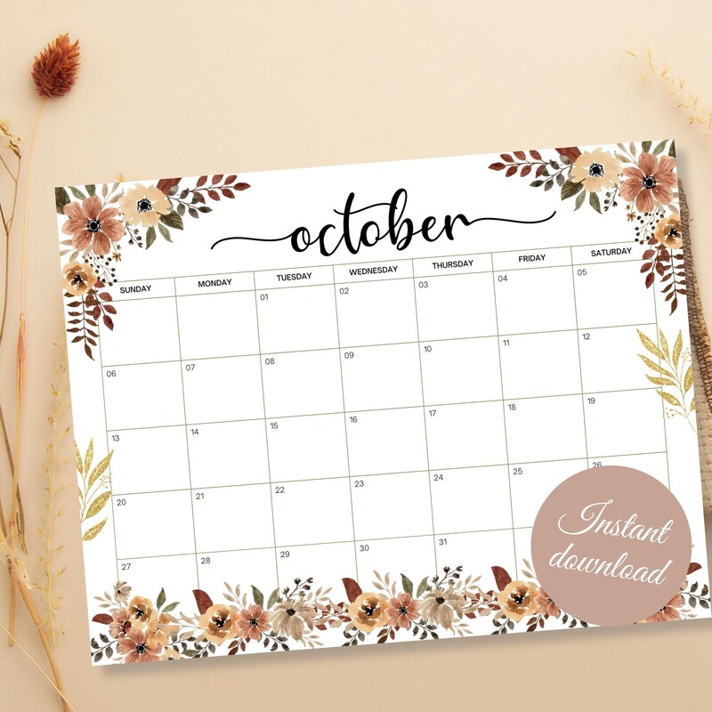 Homeschool Wall Calendar - Etsy