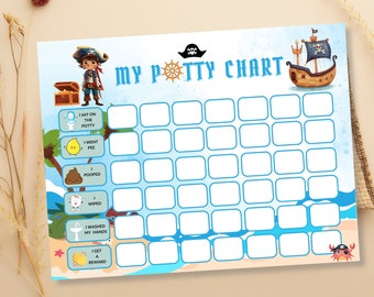 Fairy Potty Chart for Girl Toilet Training Chart Kids Potty Chart ...