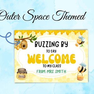 Editable Teacher Welcome Back to School for Students Postcard for Any ...