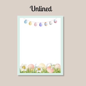 Easter Printable Stationery Easter Bunny Writing Paper Easter Paper ...