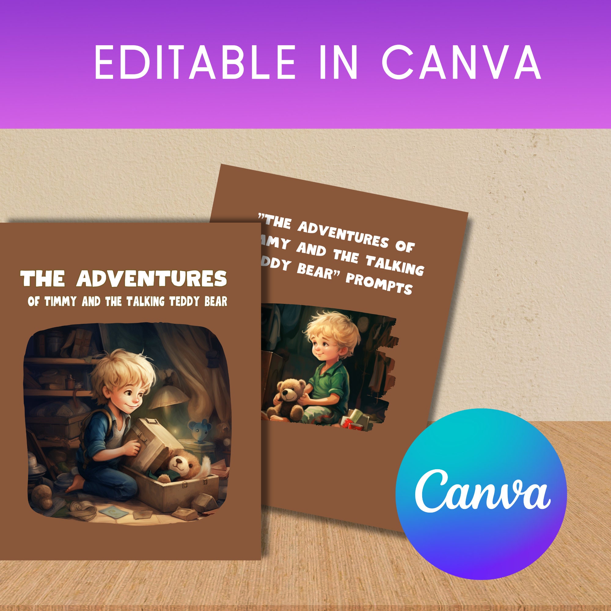 Printable Editable Story Book With Prompts for Kids Short Story "the ...