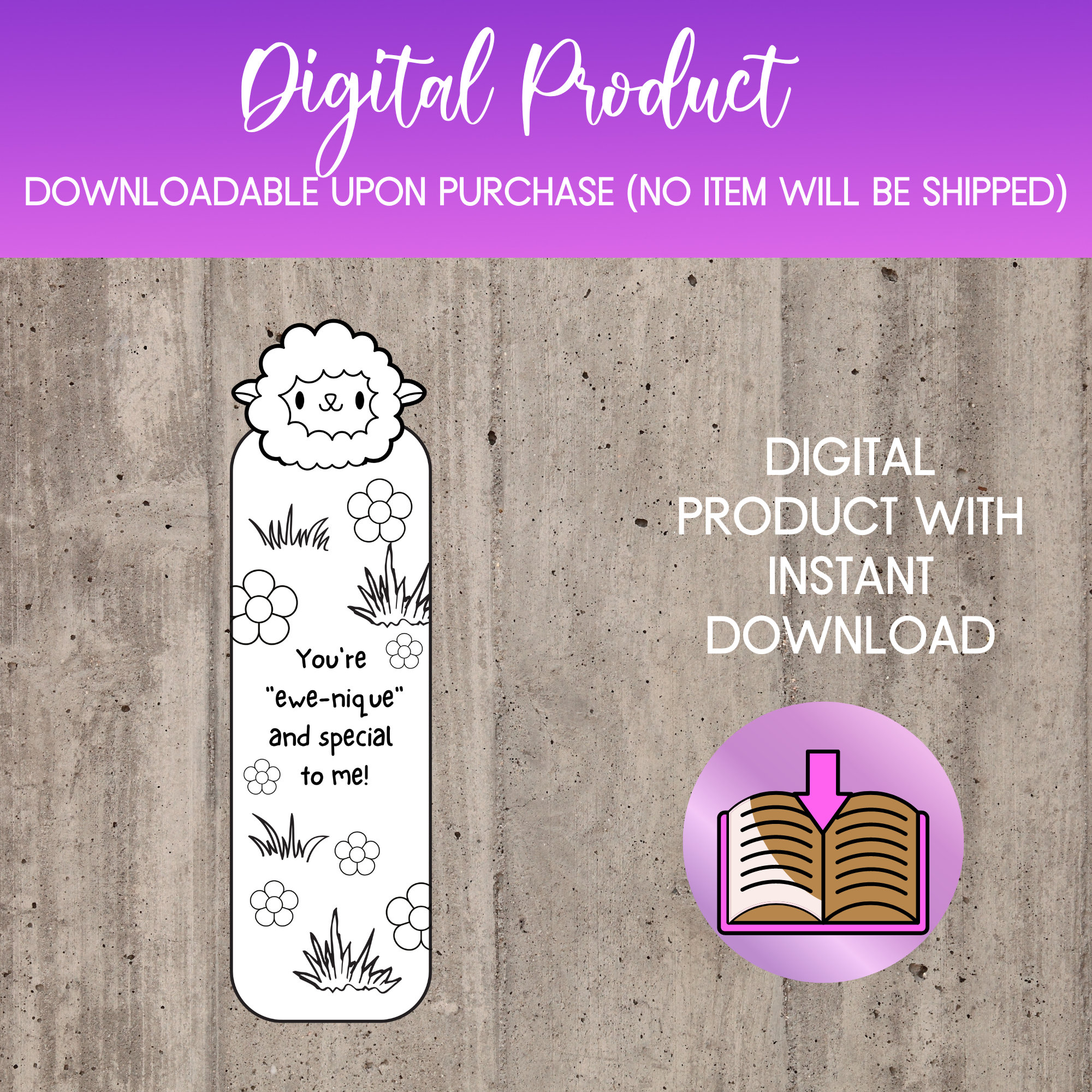 Animal Bookmarks Set of 5 Coloring Bookmarks Printable Coloring ...