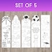 Coloring Bookmarks Printable Coloring Bookmarks Kids Classroom Activity ...