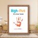 Handprint Craft Thank You Appreciation Gift High Five Easy Personal ...