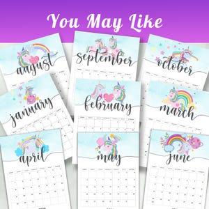 Fairy Calendar 2025 Printable Download Fantasy Fairy Calendar Whimsical ...