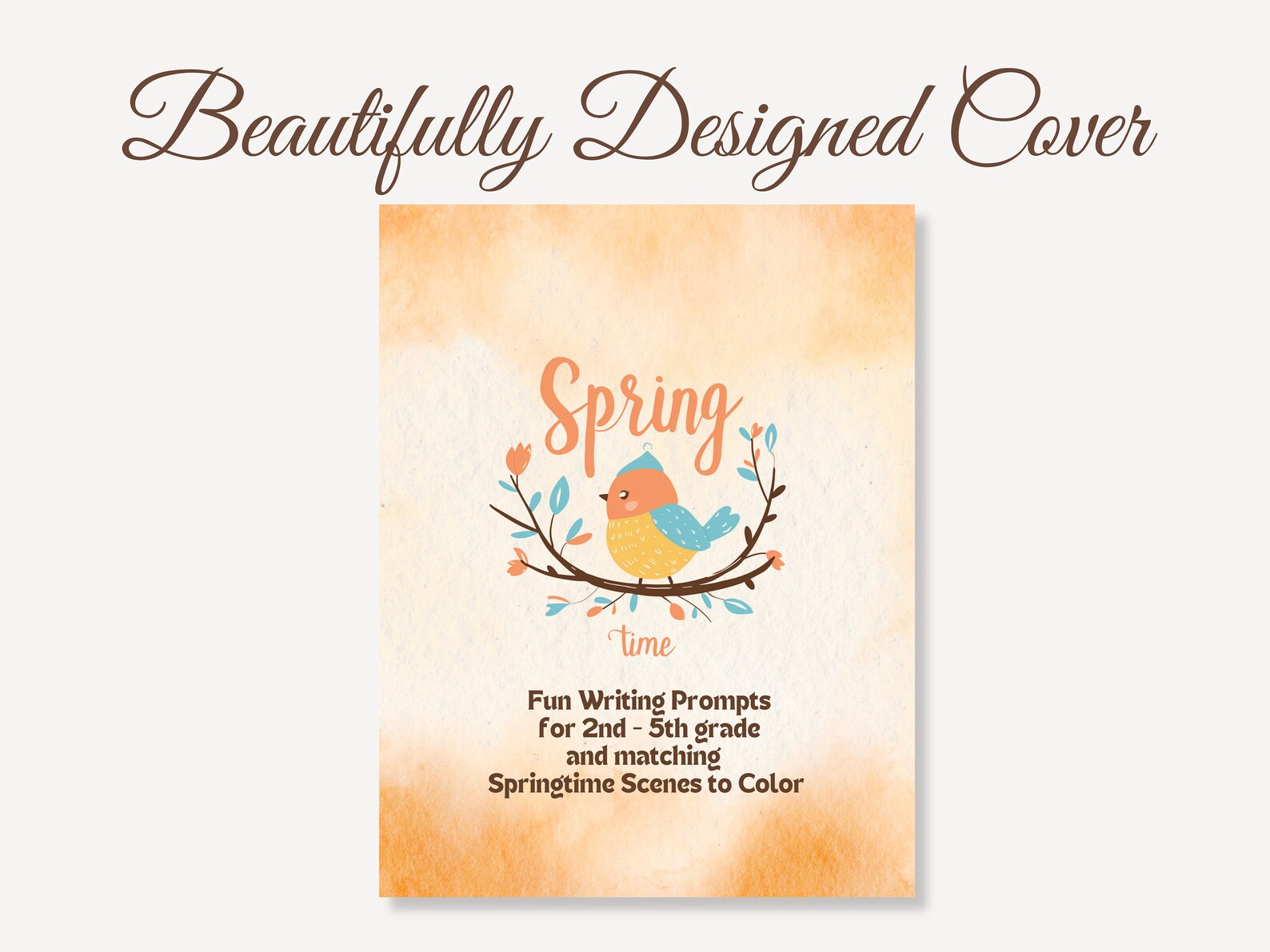 Coloring Pages for Kids Printable Writing Prompts Kids Spring ...