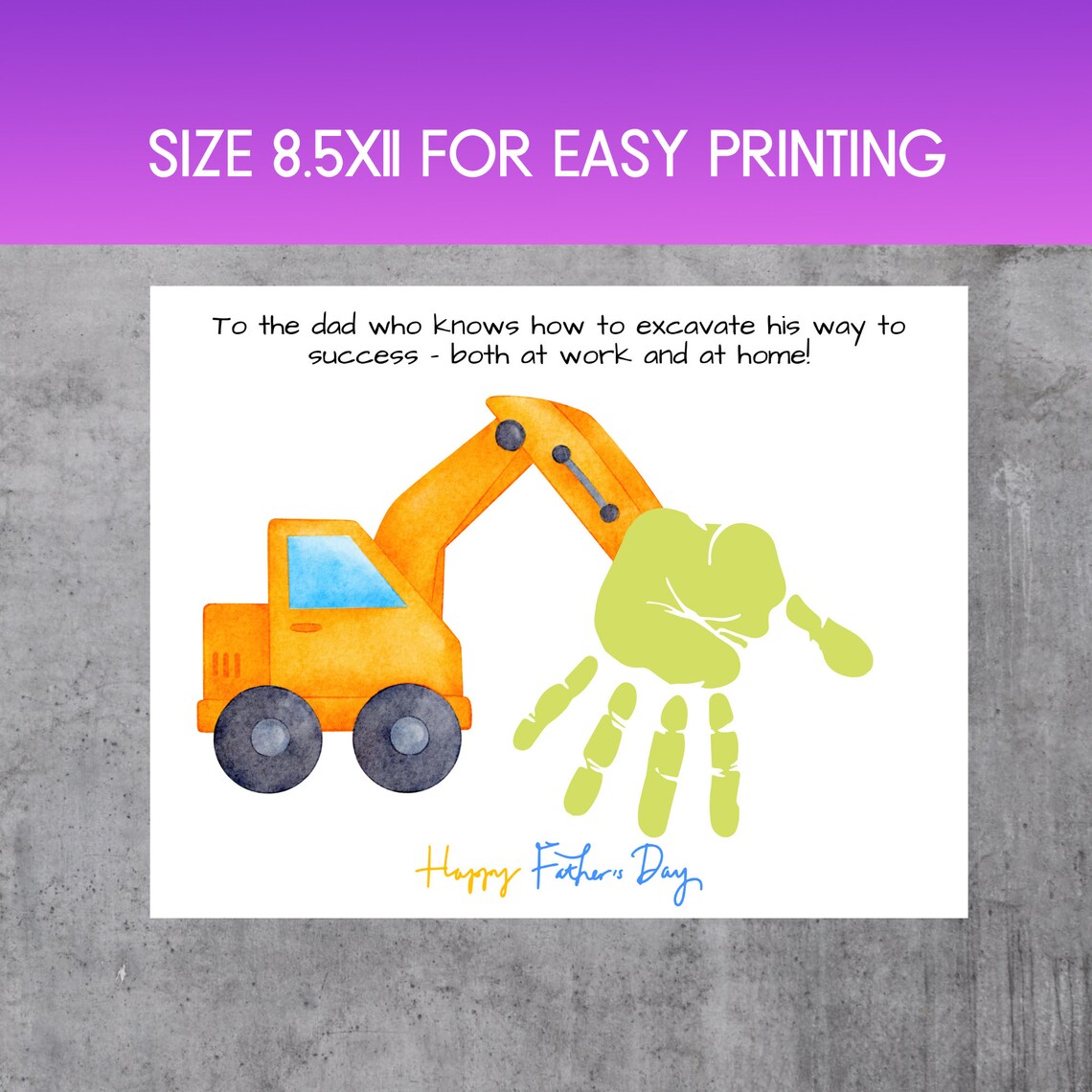 Father's Day Craft for Kids Fathers Day Handprint Craft Fathers Day ...
