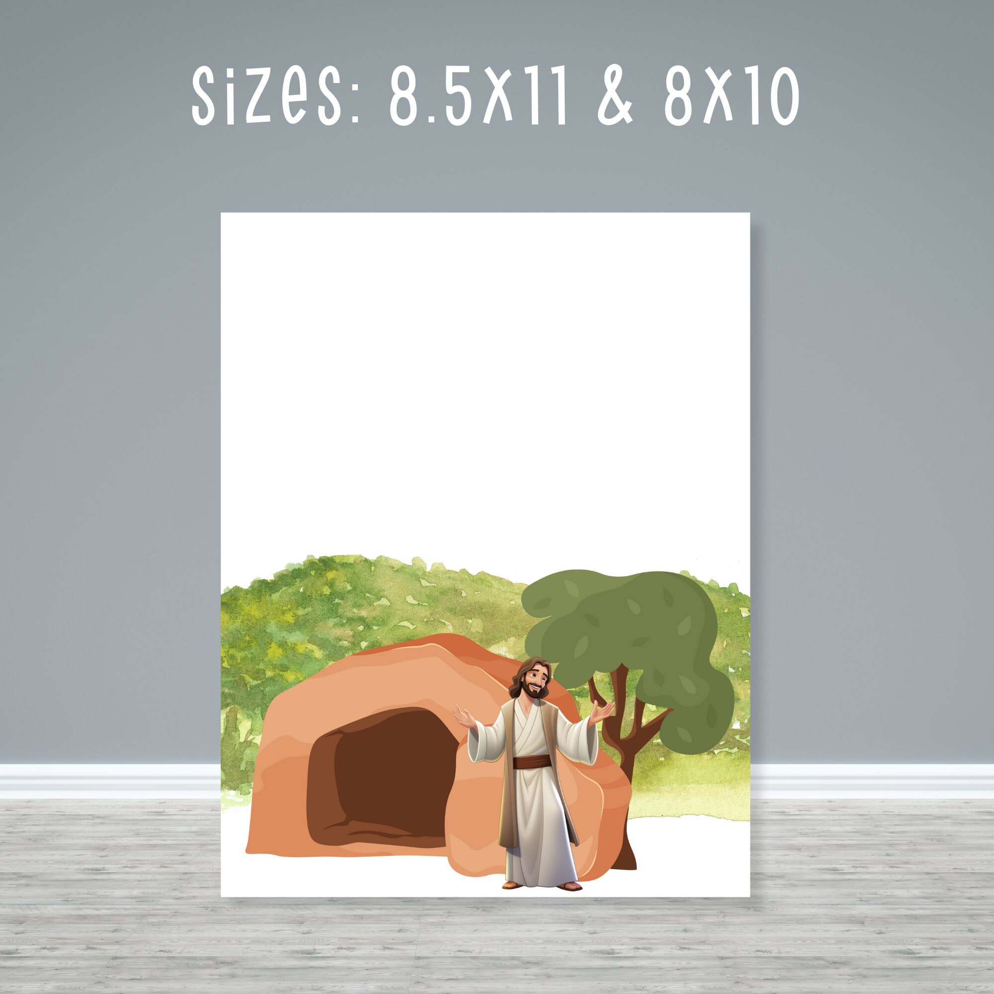 Easter Handprint Craft Printable Empty Tomb Religious Easter DIY Craft ...