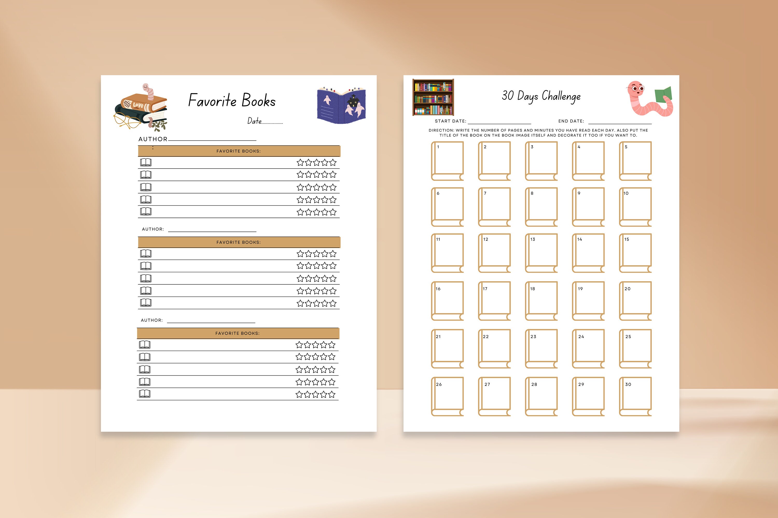 Reading Tracker Reading Log for Kids Reading Journal K-2nd Grade Record ...