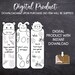 Coloring Bookmarks for Kids Bundle Printable Classroom Preschool ...
