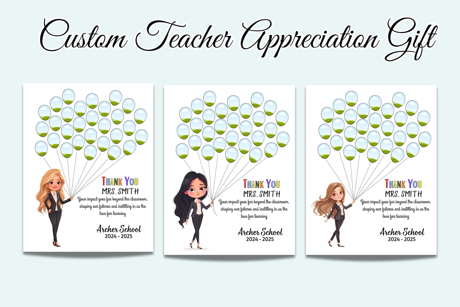 Teacher Appreciation Gift From Students, End of Year Thank You Gift ...