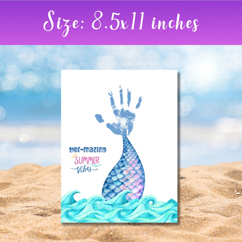 Summer Handprint Craft Summer Handprint Art Summer Handprint for ...