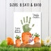 Easter Handprint Craft Art Printable Easter DIY Craft for Kids Easter ...