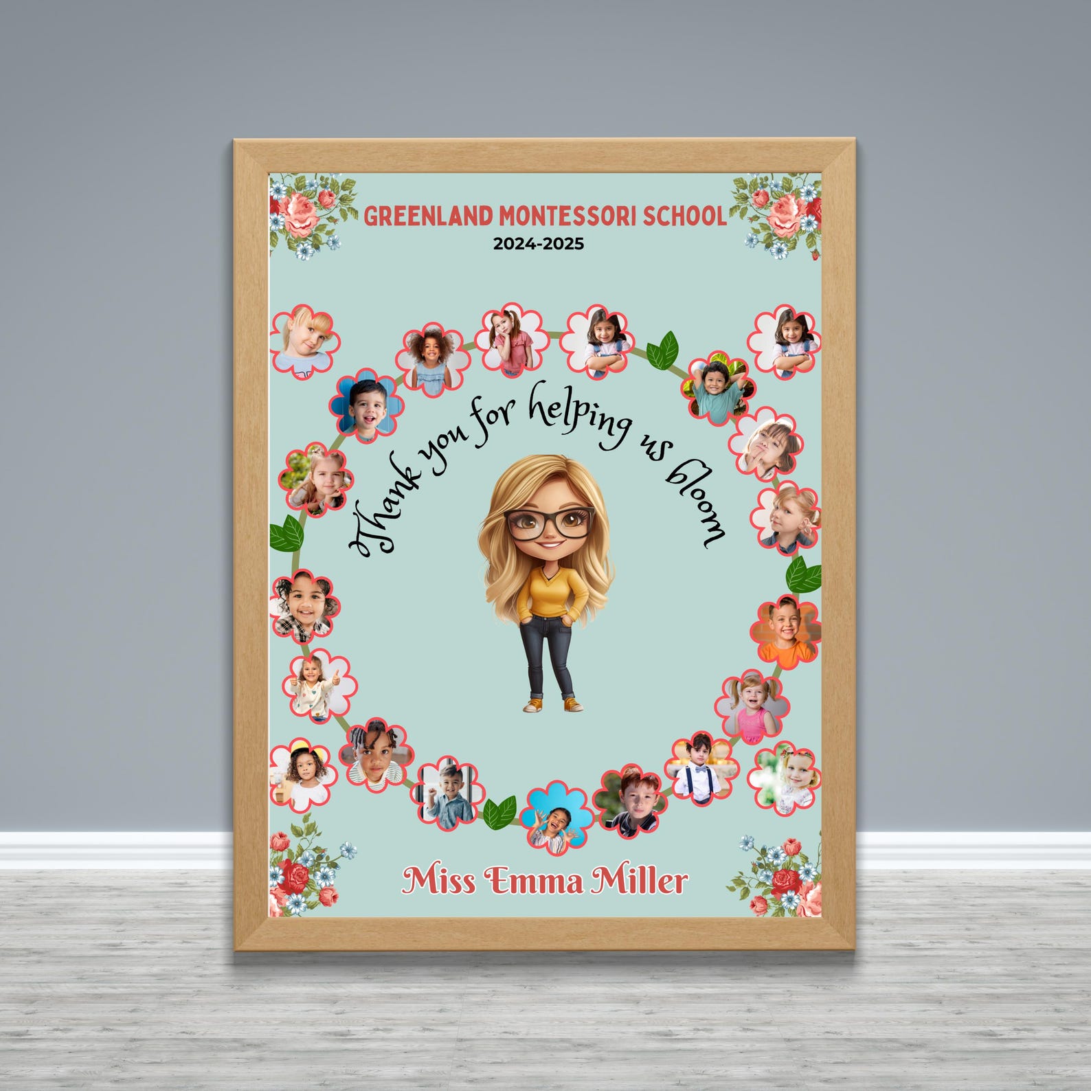 Custom Teacher Appreciation Gift, Personalized End of Year Teacher Gift ...
