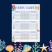 Mermaid Printable Chore Chart for Kids Checklist Routine Chart - Etsy