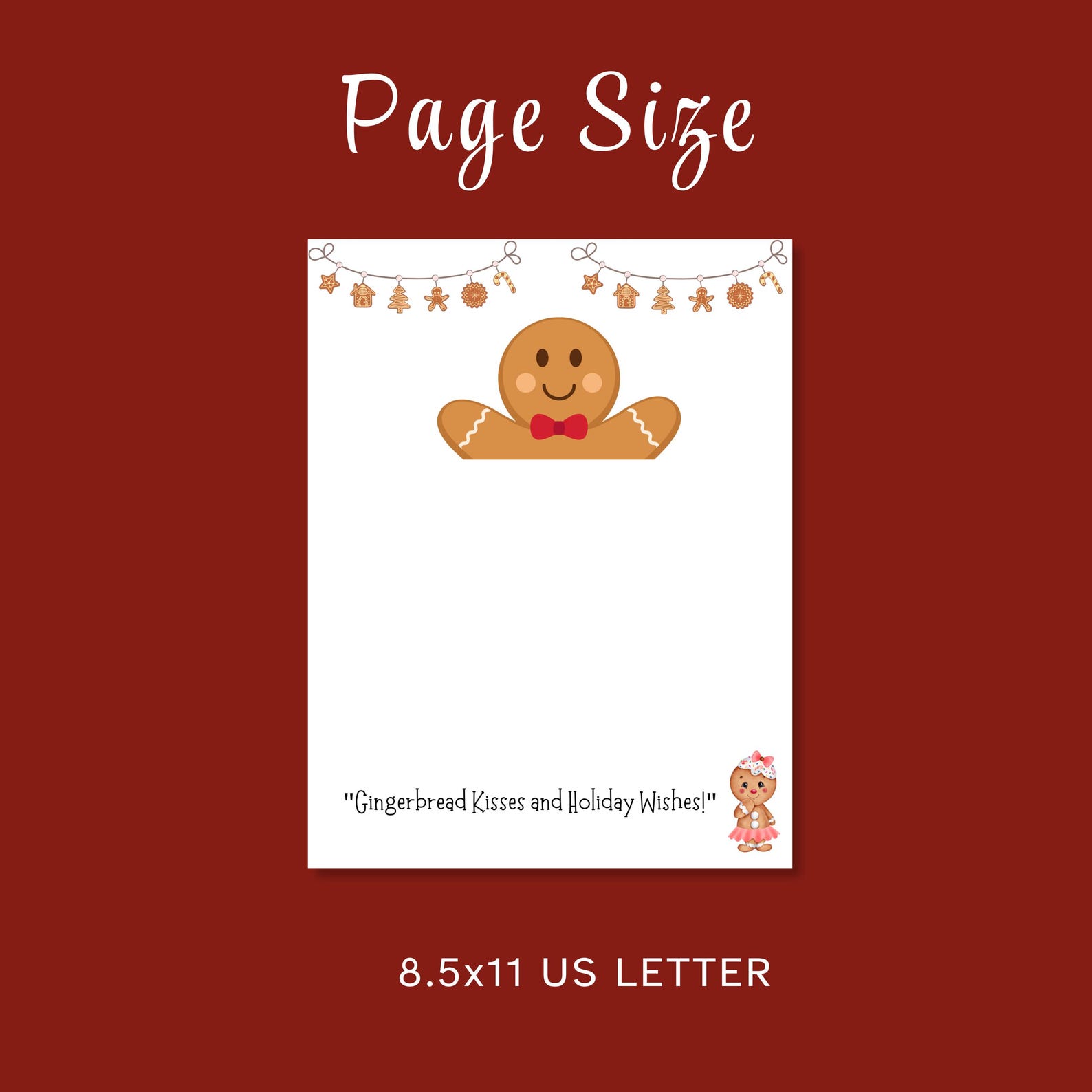 Christmas Gingerbread Man Handprint Craft Printable DIY Art for Baby ...