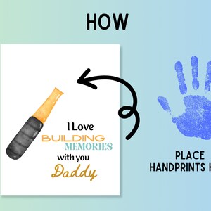 Fathers Day Handprint Craft Hammer Dads Day Handprint Art Father’s Day ...