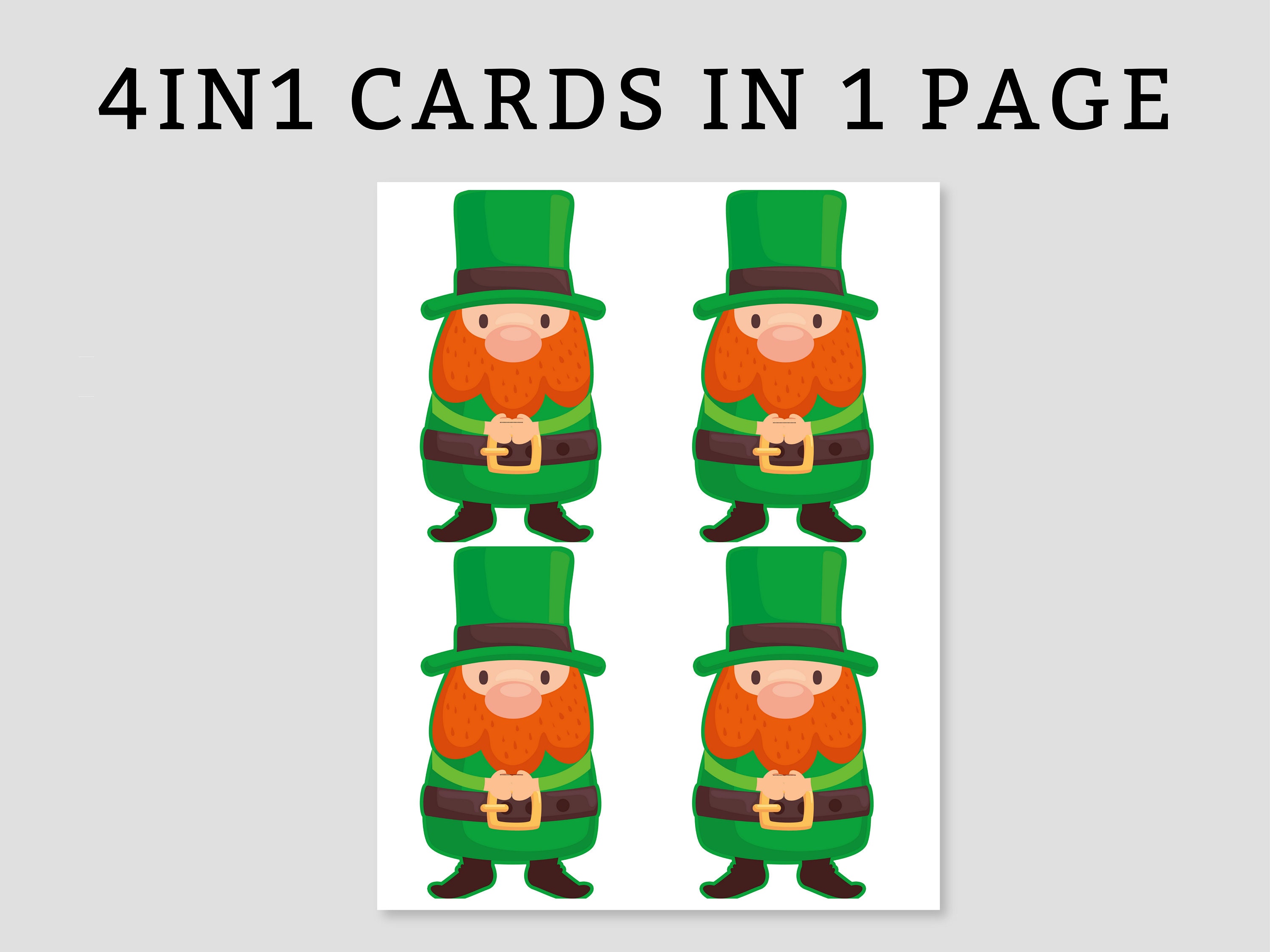 Treat Holder Printable St Patricks Day Treat Holder Leprechaun Download ...