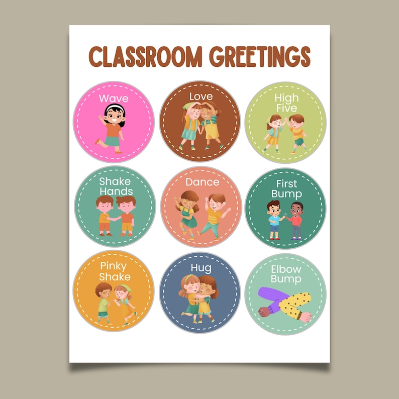 Classroom Greetings Poster Morning Greeting for Students Fun Morning ...