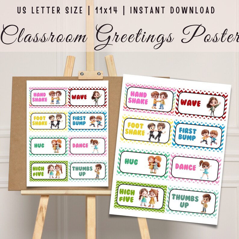 Classroom Greetings Poster Morning Greeting for Students Fun Morning ...