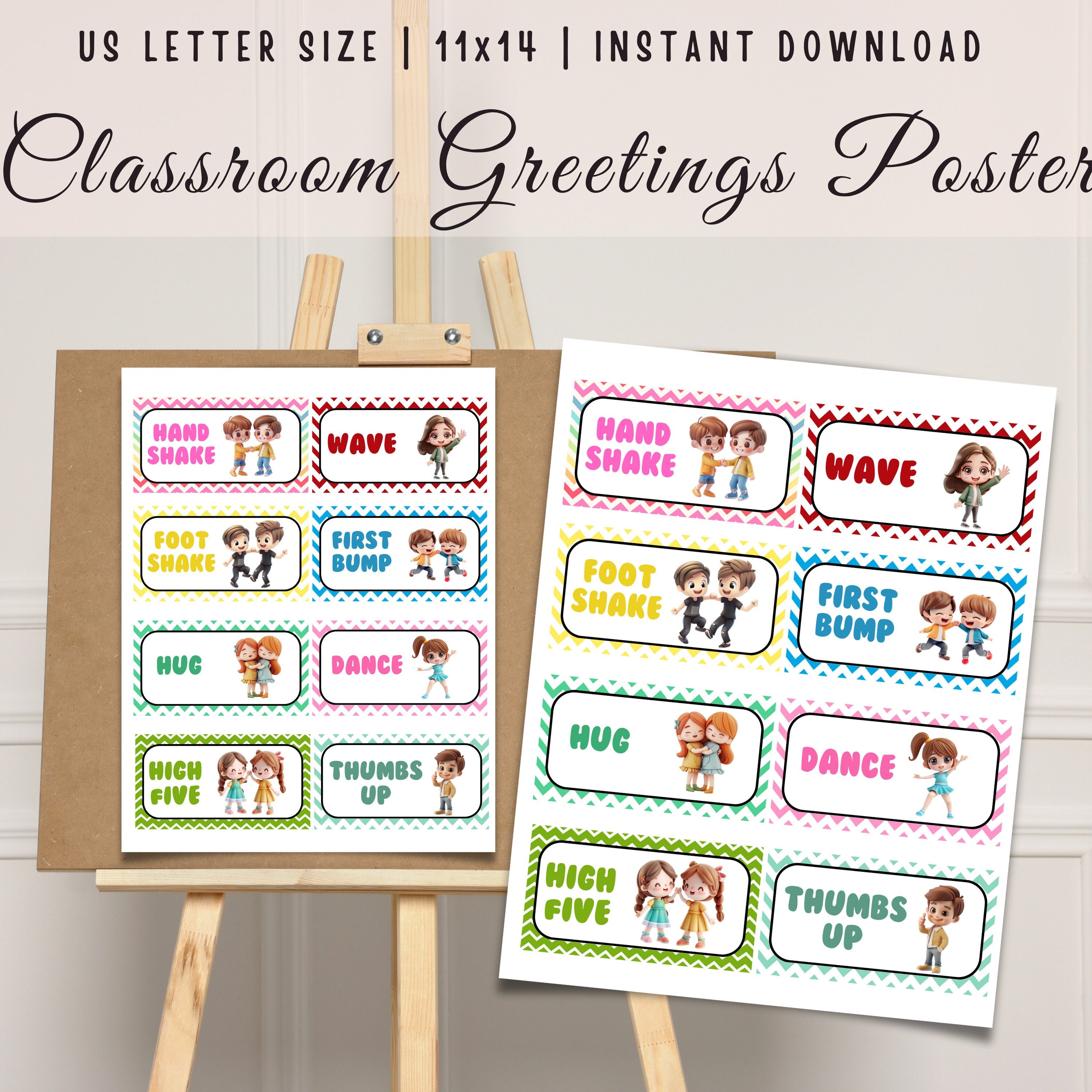 Classroom Greetings Poster Morning Greeting for Students Fun Morning ...