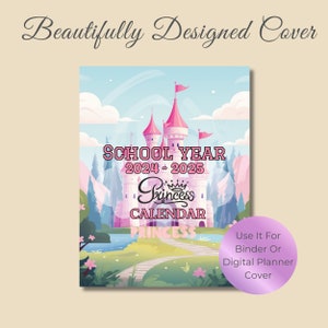 Printable 2024-2025 School Year Calendar Princess Theme Calendar ...